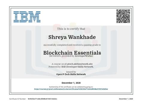 Shreya Wankhade On Linkedin Dypcet Blockchain Ibm
