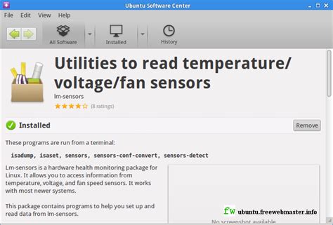 Операционная система Ubuntu Мониторинг параметров компьютера с помощью Lm Sensors