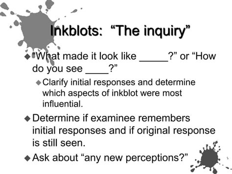 projective test in psychology pptx