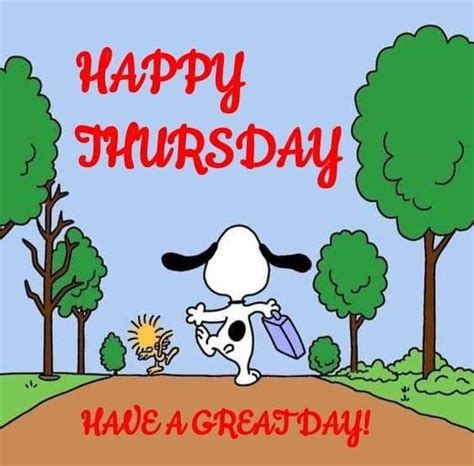 Pin By Darla Mezei On Snoopy And The Peanuts Gang Happy Thursday Good