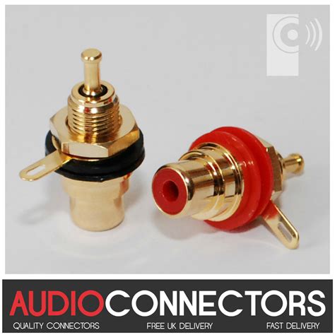 EDGE RCA Panel Chassis Socket Female Pack THAT S AUDIO