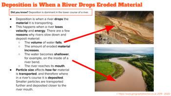 Deposition Of A River