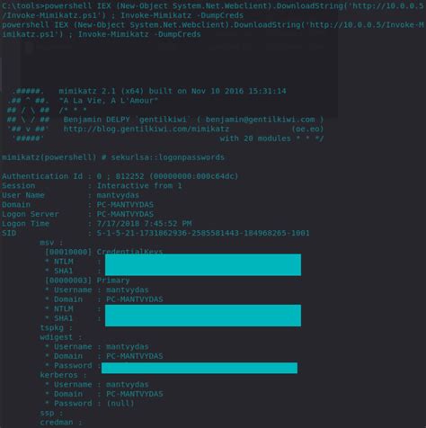 dumping credentials from lsass process memory with mimikatz red