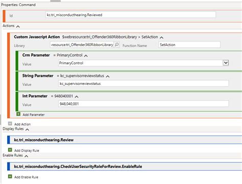 Dynamics 365 Tech Blogs Creating A Custom Ribbon Button In Dynamics 365 Conditional Display