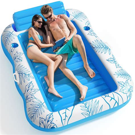 Inflatable Adult Pool Lounger Float Baiai Large Beach Sun Tanning