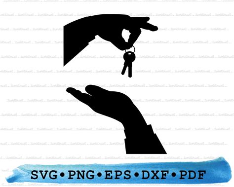 Passing Keys Silhouette Passing Keys Svg Passing Keys Png Cricut