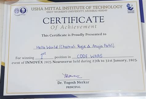 Anuja P On Linkedin Innovex Codewars Techfest Coding