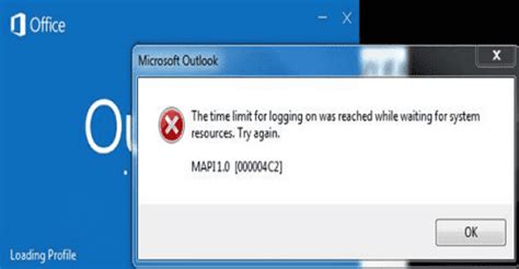 Fix Outlook The Time Limit For Logging On Was Reached Technipages