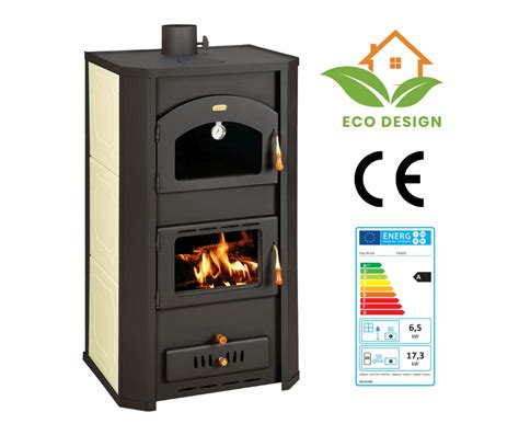 Wood Burning Stove With Back Boiler And Oven Prity Fg W20 17 3kw