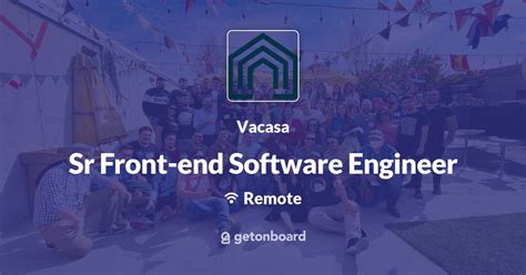 Sr Front End Software Engineer At Vacasa Remote Work From Home Get On Board