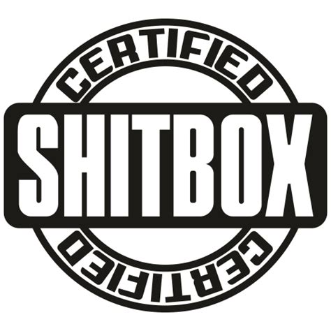 Shitbox Certified Circle Svg Shitbox Certified Circle Black Svg Car