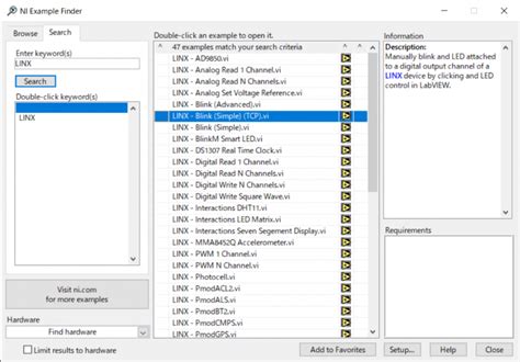 Labview Community Editionでlinxを使ってesp32をlチカ Lang Ship