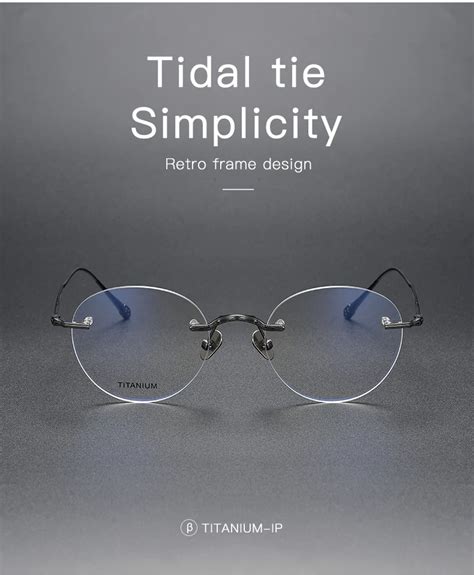 Cs80955 High Quality Titanium Rimless Frames Spectacles Optical Eye