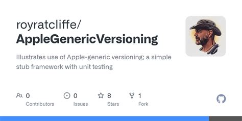 Github Royratcliffeapplegenericversioning Illustrates Use Of Apple Generic Versioning A