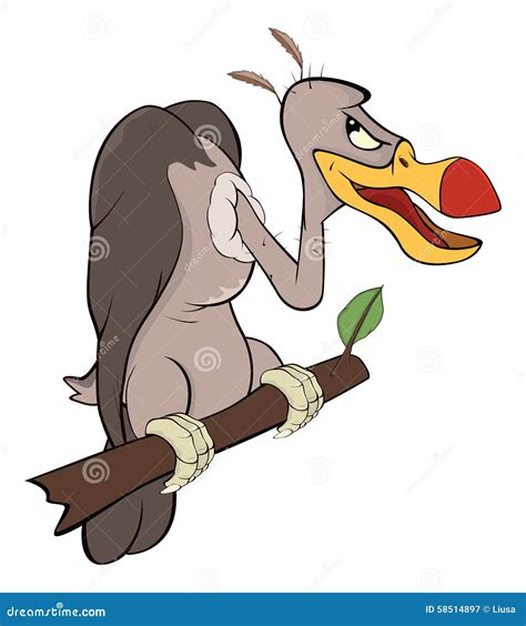 Cute American Condor Illustration Cartoon 58514897