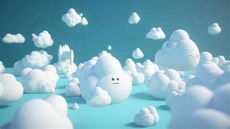 꿈꾸는 듯한 파스텔 하늘의 풍선 별과 구름 3d 렌더링된 이미지 자장가 좋은 꿈 꿔 안녕히 주무세요 배경 일러스트 및 사진
