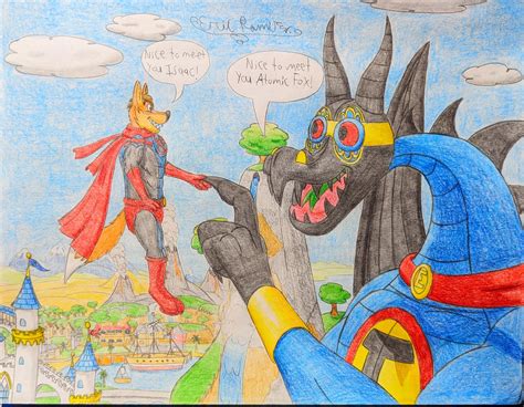 Isaac Meets Atomic Fox For Thundermaxy By Ericthewolf98 On Deviantart
