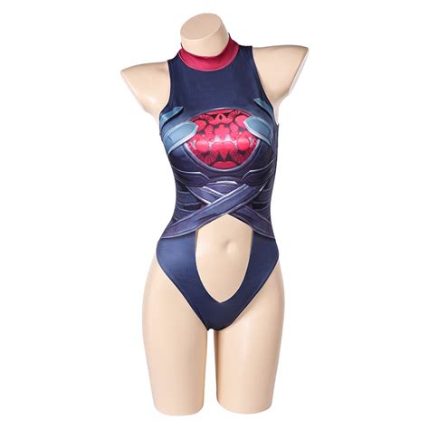 Invisible Woman Maillot De Bain Malice One Pièce Cosplay Costume Desig
