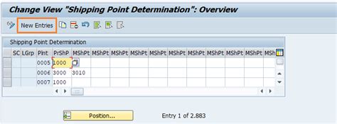 SAP SD Determine Shipping Point