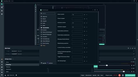 Setting up keyboard shortcuts in Streamlabs OBS
