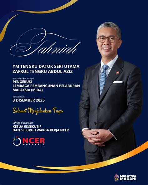 Ncer Tahniah Dan Selamat Menjalankan Tugas Kepada Ym Tengku Datuk