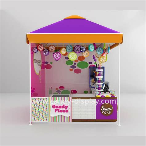 The Candy Booth Dessert Display Cabinet Can Be Customized For Sale