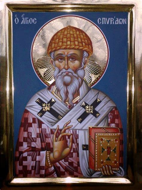 Дођи и види Свети Спиридон Тримитунтски Чудотворац Тропар Православные иконы Фрески