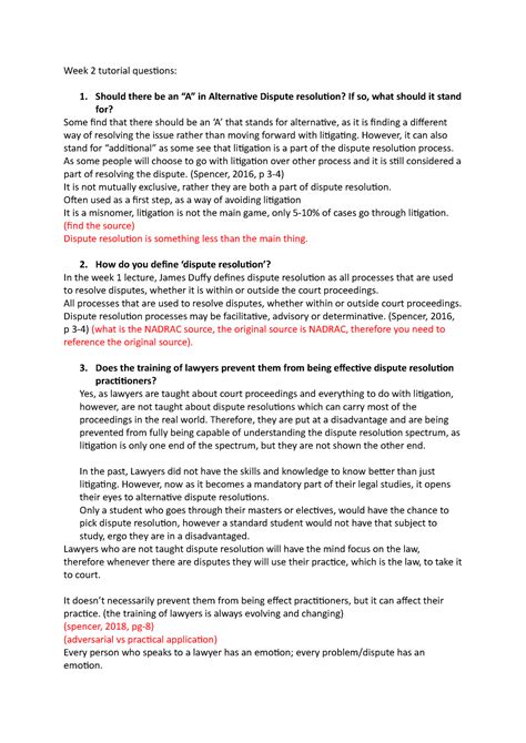 week 2 tutorial questions week 2 tutorial questions should there be