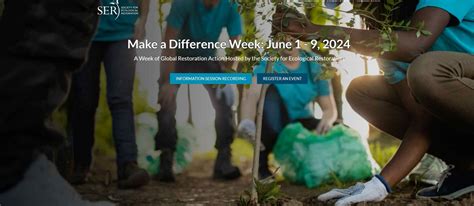 Mondays With Martha 209 Make A Difference Week 2024 — Nature Niche