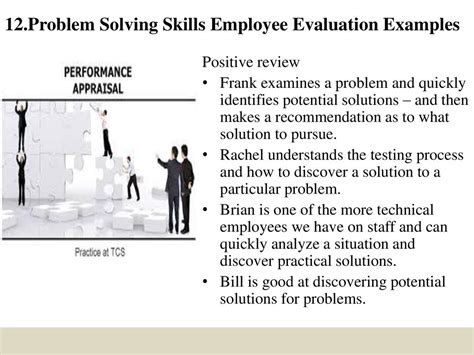 Performance Review Comments Examples Decision Making