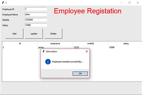 Python Crud Tkinter Step By Step Mysql Database Tutusfunny