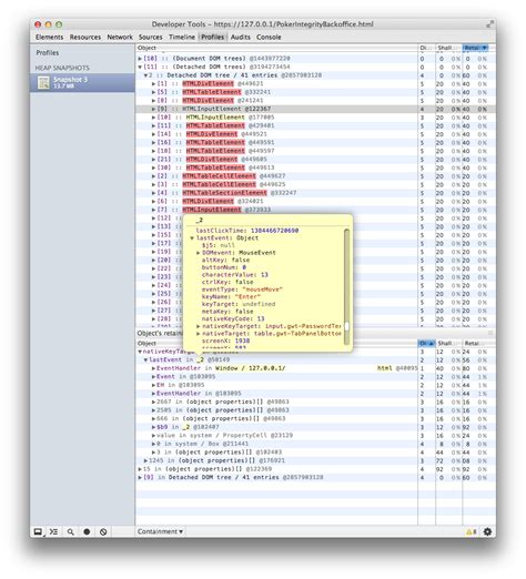Unknown Reference To Gwt Widget Prevents Clearing Of Detached Dom Tree
