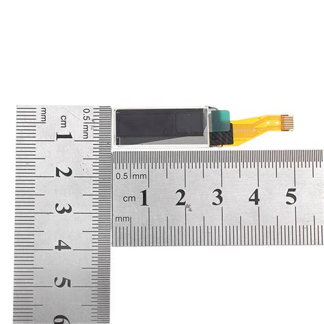 0 91 inch oled screen 128x32 dot matrix oled display 8pin plug in white