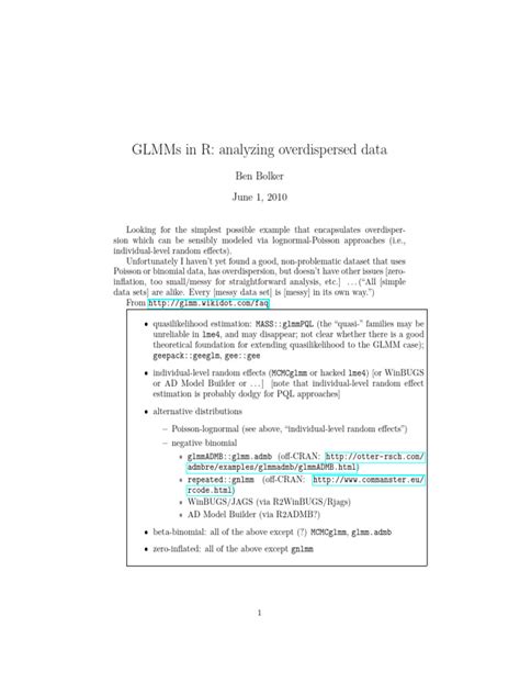 Glmms In R Pdf