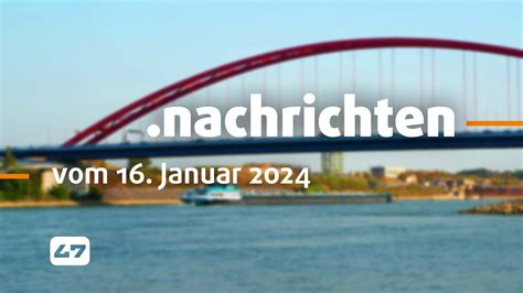 STUDIO 47 .nachrichten | 16.01.2024 | NEUBAU FÜR BRÜCKE DER SOLIDARITÄT ...