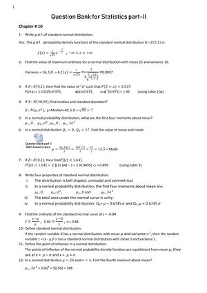 Final Exam Sample Practice Material Biostatistics A Sample Of Questions For The Final Exam