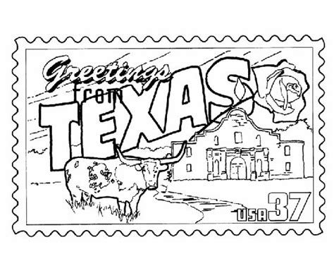 Texas State Seal Coloring Pages [2025]