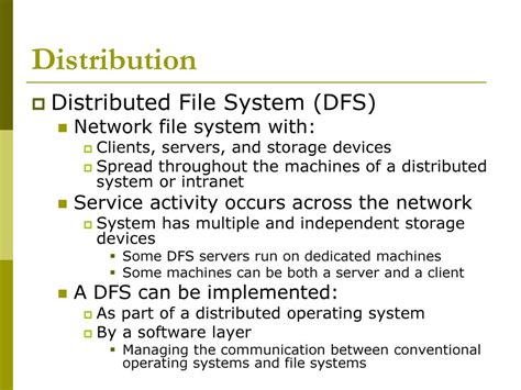 distributed file systems ppt download