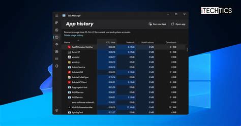 view history for all processes in task manager in windows 11 10