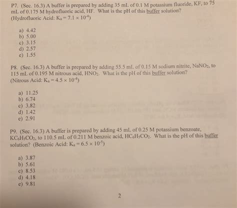 solved p7 sec 16 3 a buffer is prepared by adding 35 ml