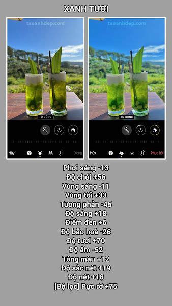 Tổng hợp công thức chỉnh màu ảnh trên iPhone Chụp ảnh bằng iphone Iphone Mẹo chụp ảnh phong cảnh