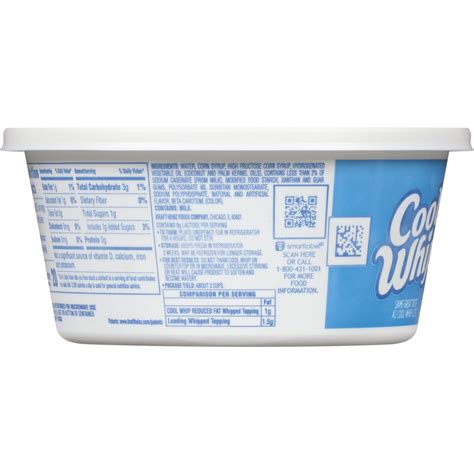 Cool Whip Nutrition