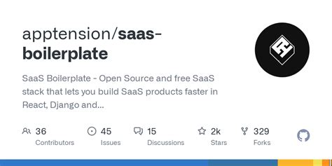GitHub Apptension Saas Boilerplate SaaS Boilerplate Open Source And Free SaaS Stack That