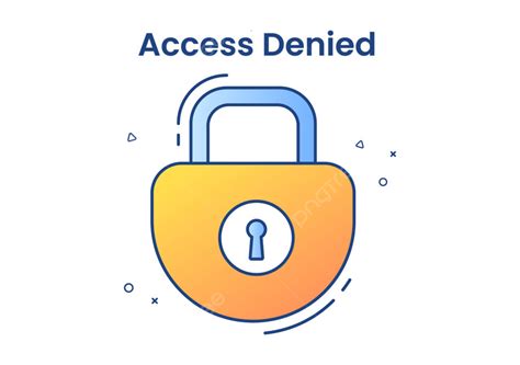login access denied vector illustration safety does identity png and