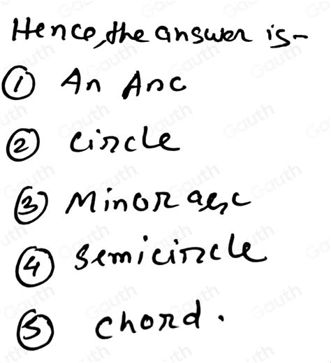 Solved Complete The Following Statements 1 Any Part Of The