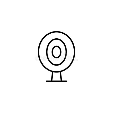 Digital Webcam Line Icon Linear Style Sign For Mobile Concept And Web Design Stock Vector