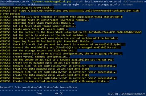 how to convert azure stack vm from unmanaged disks to managed disks