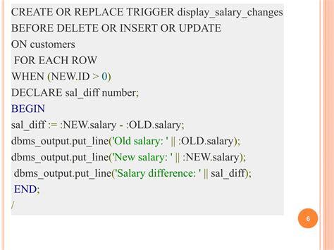Triggers In Database Management Systemppt