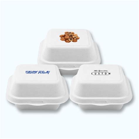 펄프 햄버거 샌드위치 용기