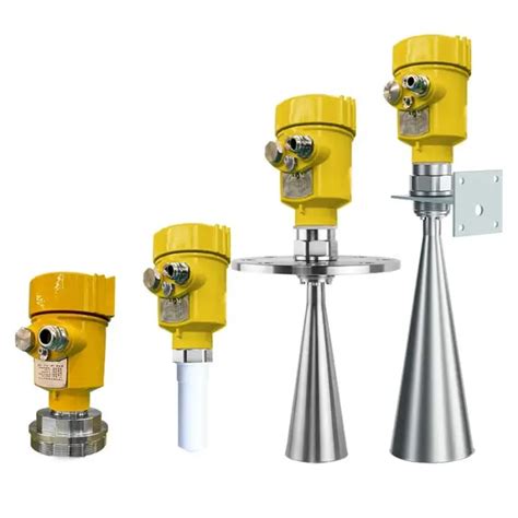 30m Cement Silo Ash Powder Radar Level Meter Sensor 4 20ma 80g High Frequency Radar Level Sensor